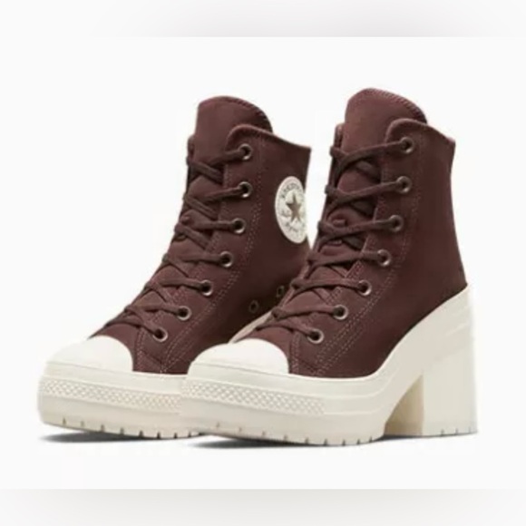 Converse | Shoes | Converse Platform Size 6 Women Chuck 7 De Luxe Heel ...